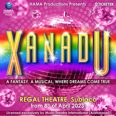 Xanadu The Musical Hama Productions Musical Theatre Productions In